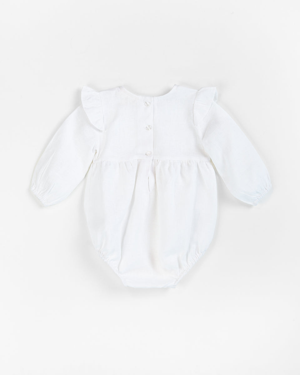 Mameluco Bebé Mia Blanco – Portomundo